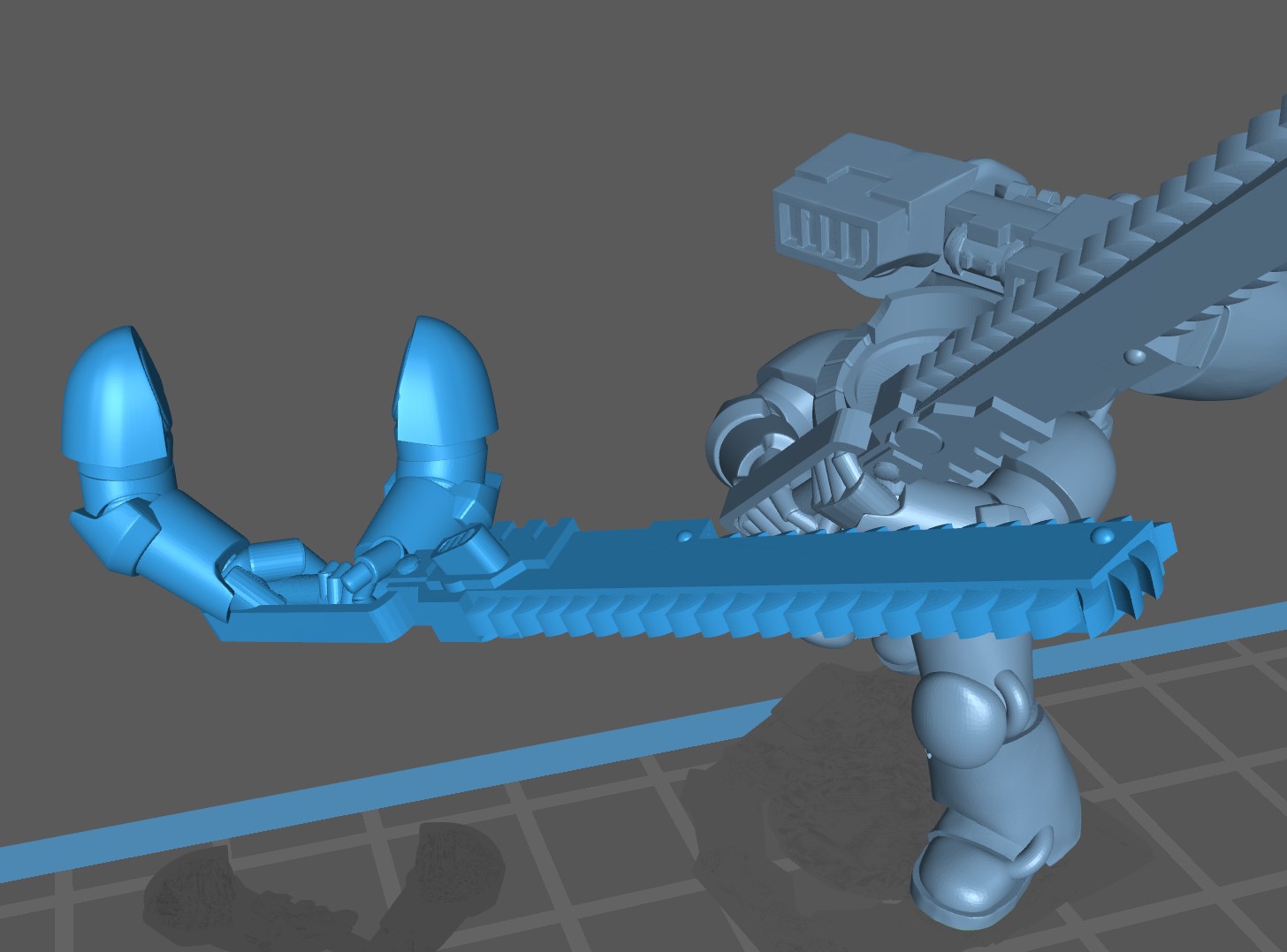 Free STL file Massive Chainblade for any user・3D printable model to ...