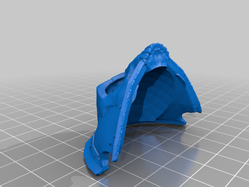 Free 3D file Dominion Crusader MK3 Knight Skull Pauldron・3D printable ...
