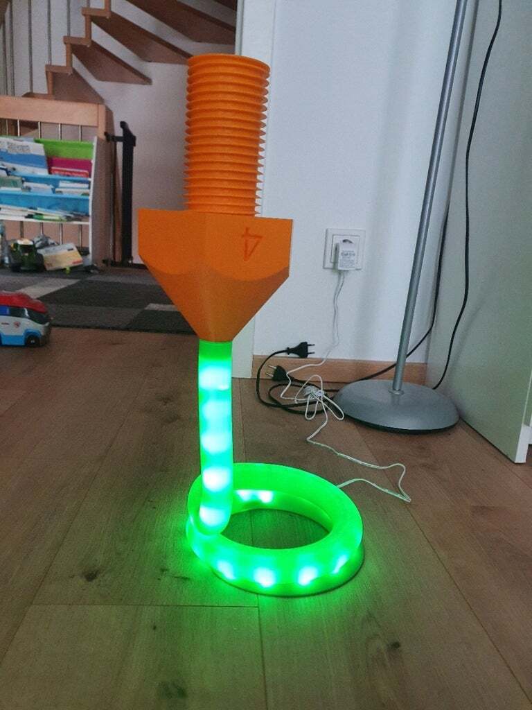 Free STL file Nozzle Filament Lamp Düsenlampe Printer Lamp・3D printable ...