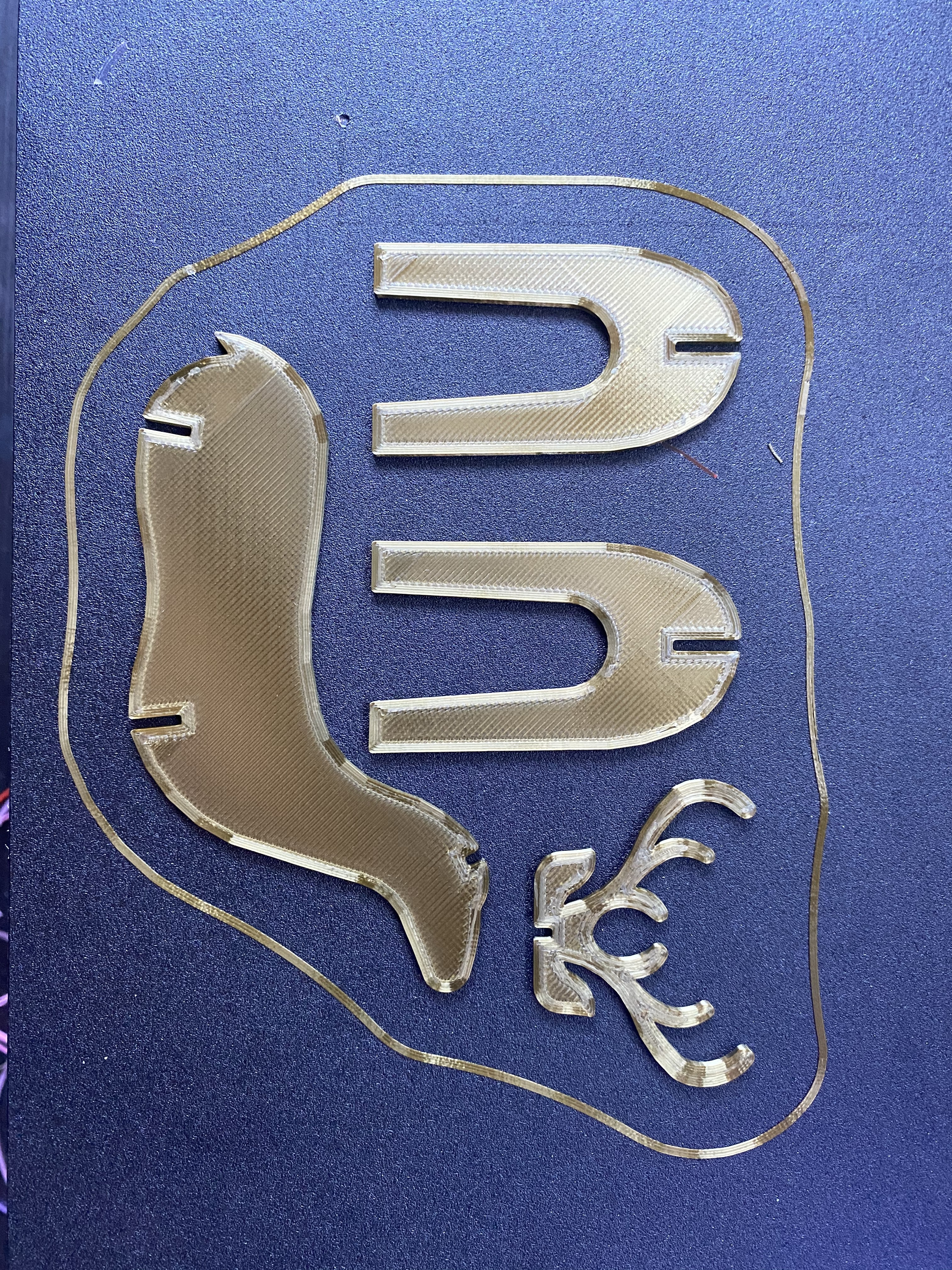STL file Reindeer Cut Out Puzzle 🧩・Model to download and 3D print・Cults