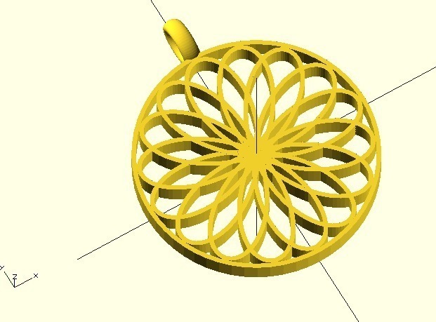 Free 3D file Customizable pendant・3D printing template to download・Cults