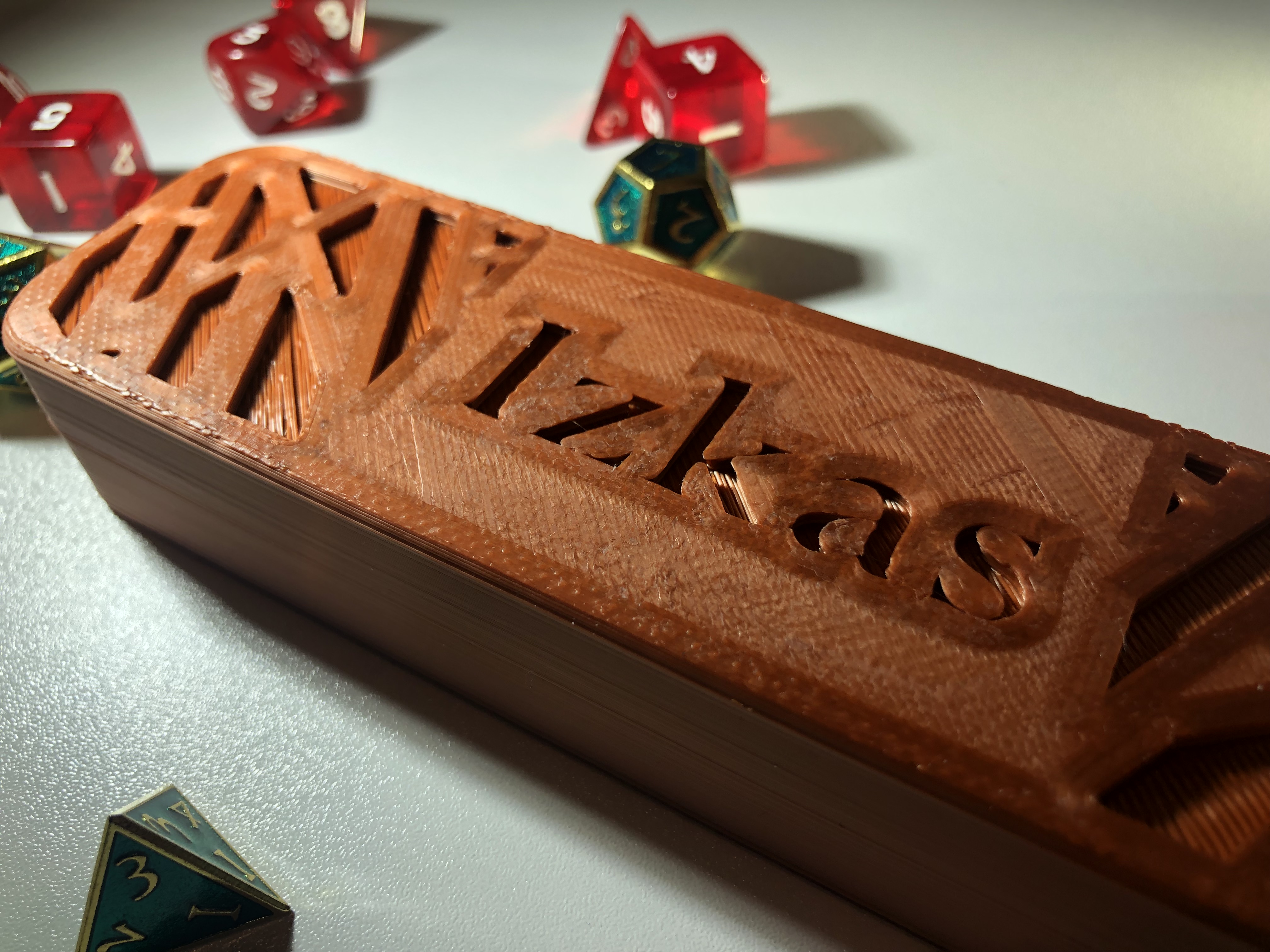 STL file Dnd Dice Holder | Dungeons and Dragons | Customizable Dice ...