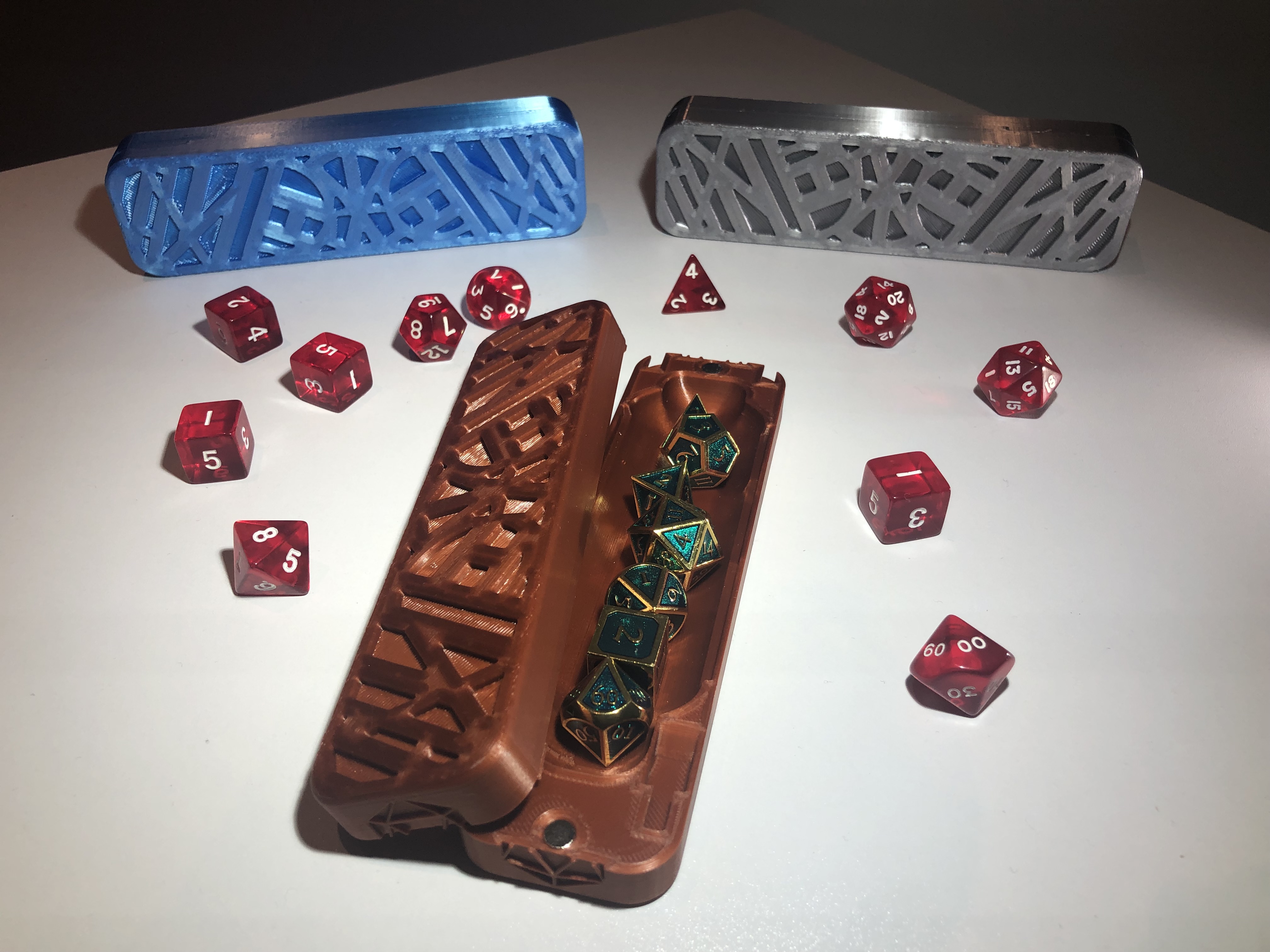 STL file Dnd Dice Holder | Dungeons and Dragons | Customizable Dice ...