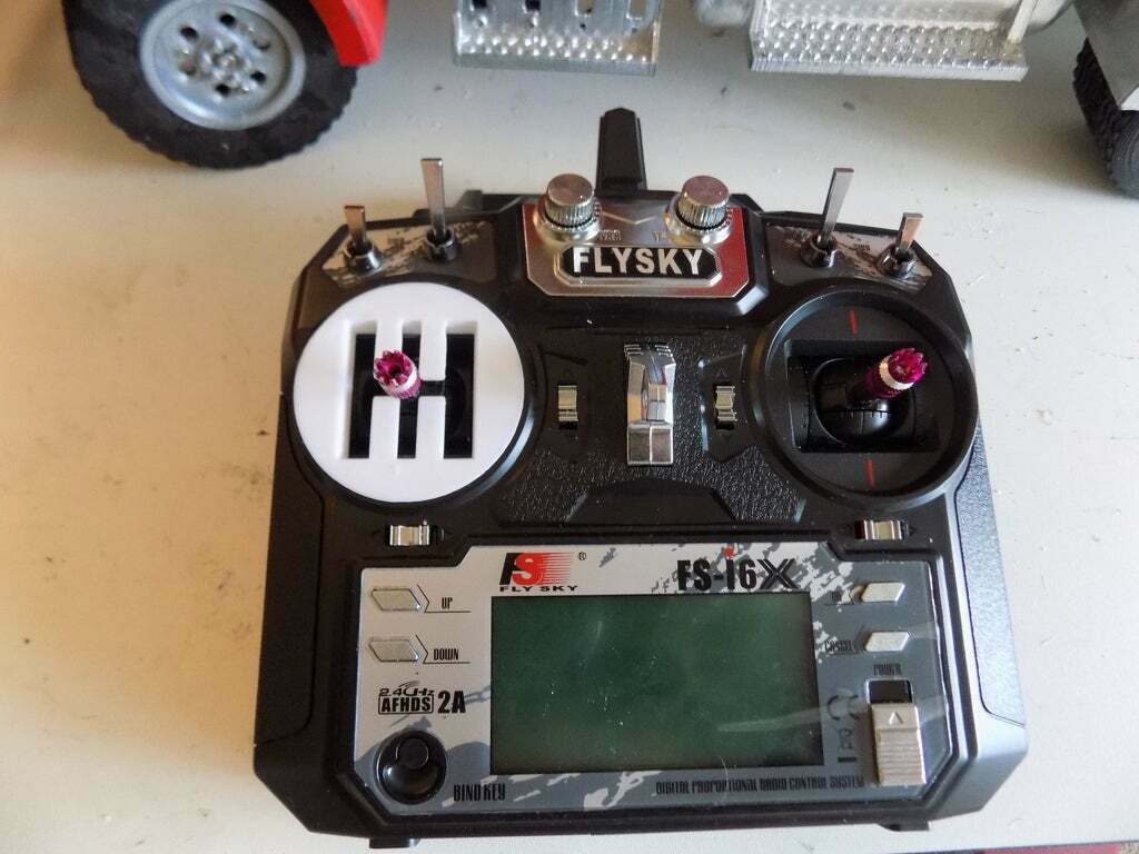 Free STL file tamiya shift plate for flysky FS-I6 or FS-I6X transmitter ...
