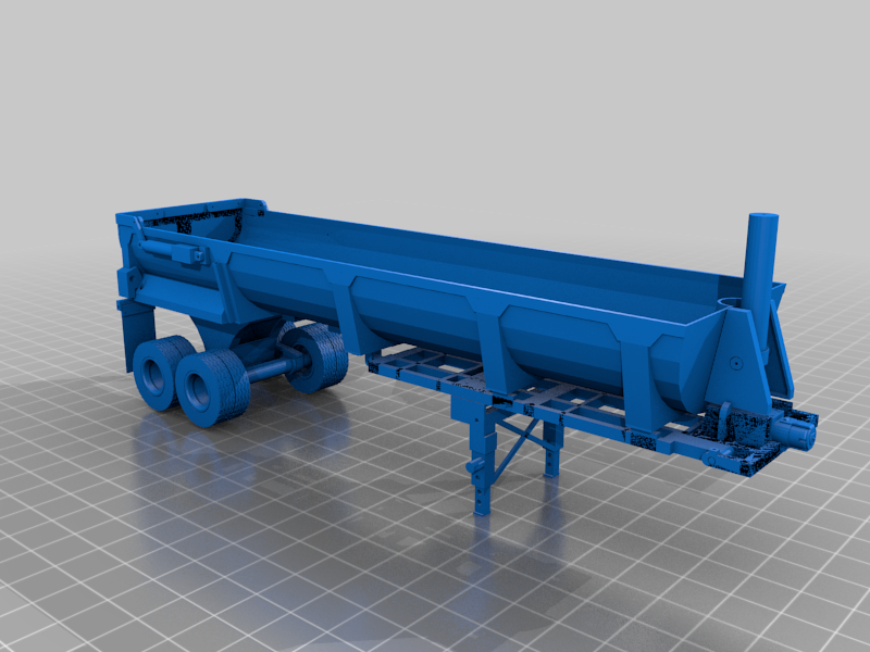 Free STL file 1/14 dump trailer 2022 DURA HAUL END 🚐・3D printing model to download・Cults