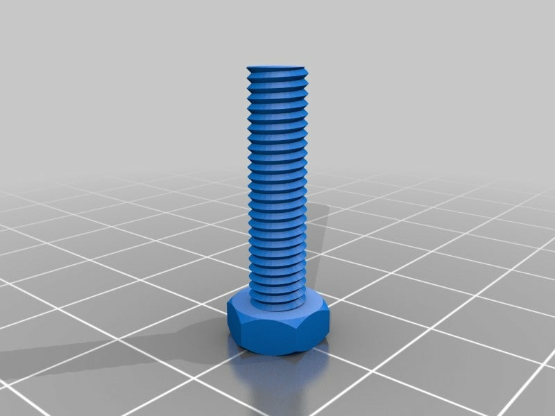 Free STL file matching standard and metric nuts bolts rods washer 🔧・3D ...