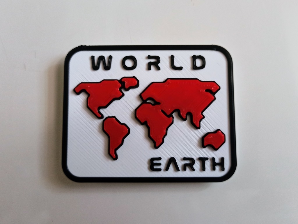 Free 3D file World Earth Fridge Magnet 🗺️・3D printing model to download ...