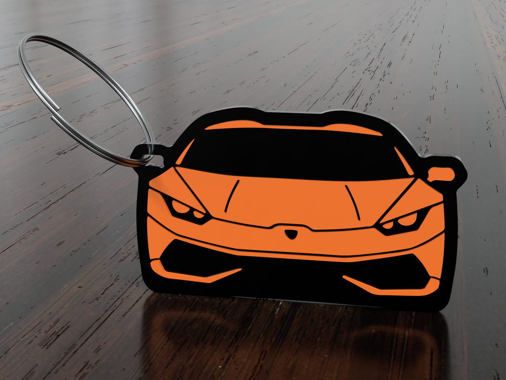 Free 3D file Lamborghini Huracan keychain 🗝️・Template to download and ...