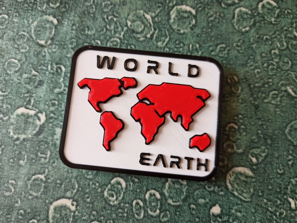Free 3D file World Earth Fridge Magnet 🗺️・3D printing model to download ...