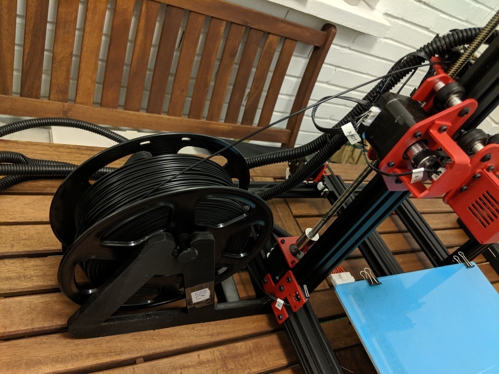 Free 3D file Soporte rollo filamento impresora AU20・3D printing model ...