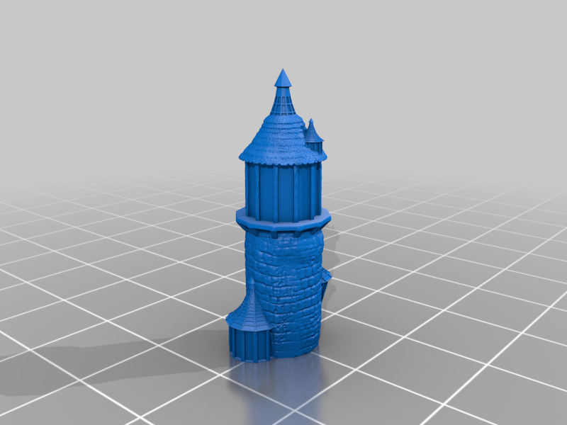 Free 3D file Wizard tower・3D printing design to download・Cults