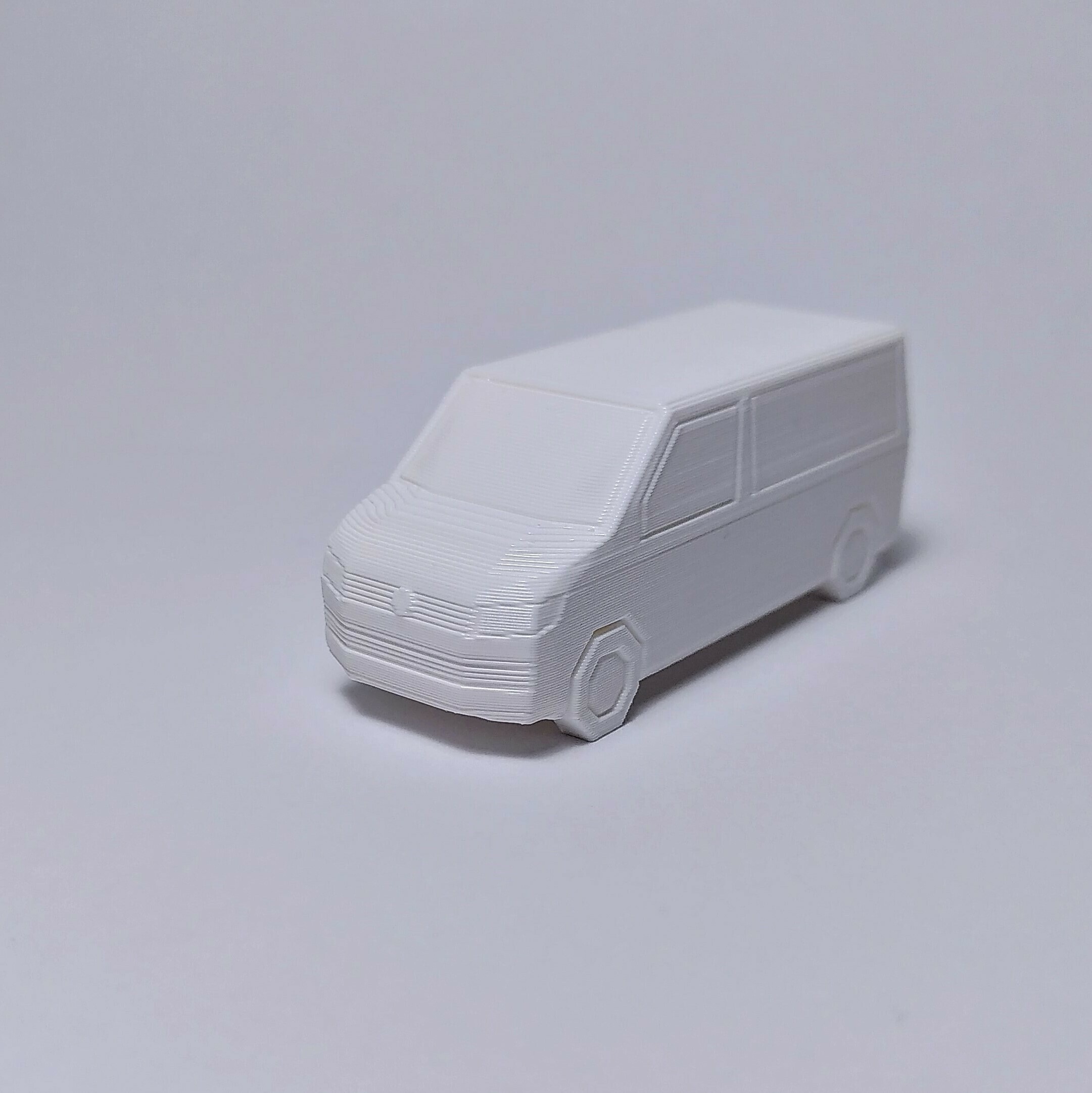 Free STL file VW Low Poly Bus (T6)・3D printing template to download・Cults