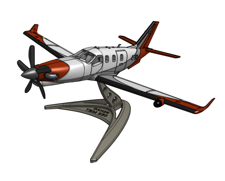 Free STL file TBM930 Model with stand ️・3D printing design to download ...