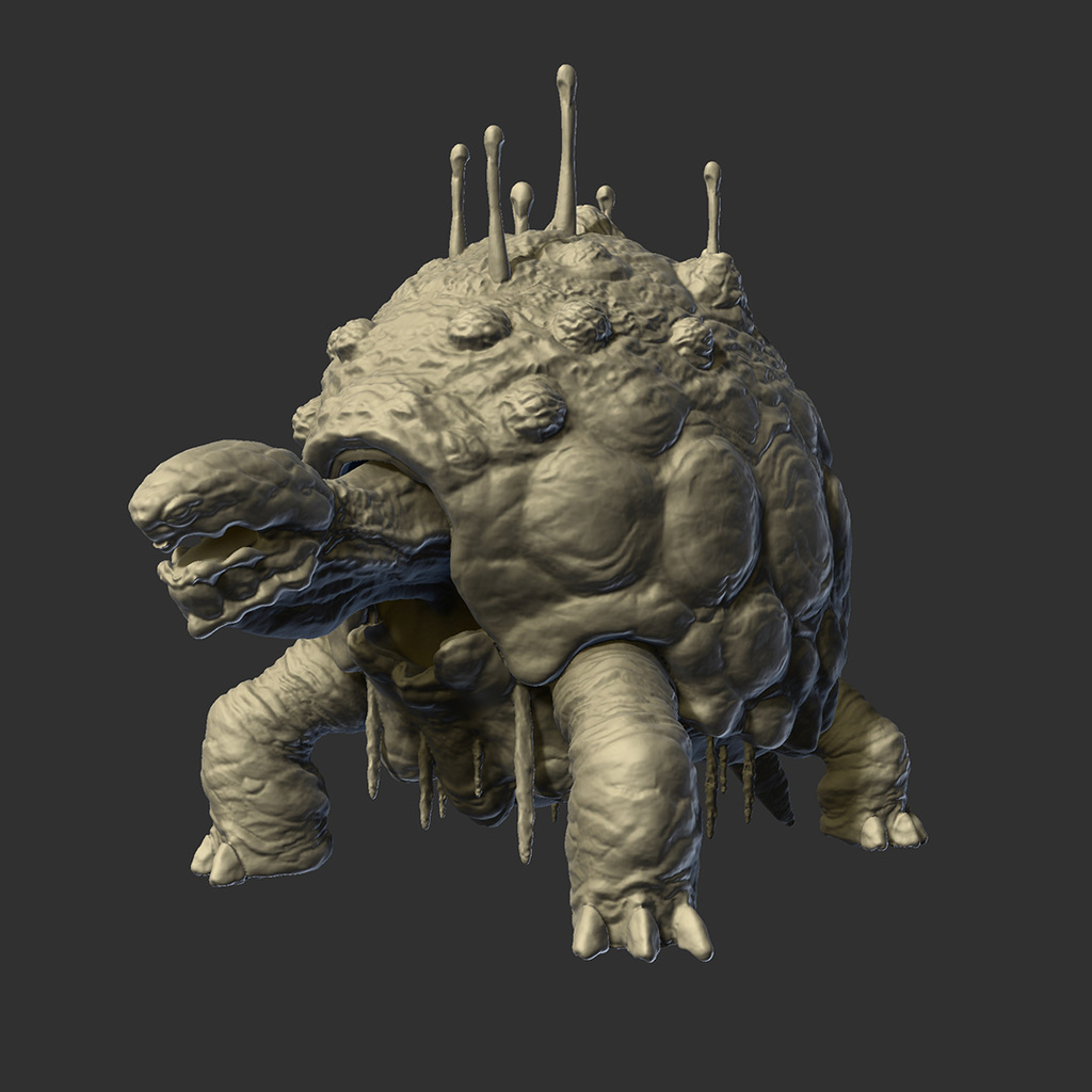 Free 3D file Final Fantasy XIV Adamantoise 👹・3D printable model to ...