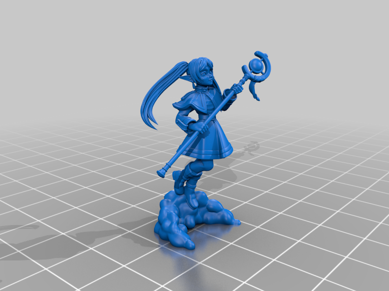 Free 3D file Frieren 32mm Miniature 🧝・3D print model to download・Cults