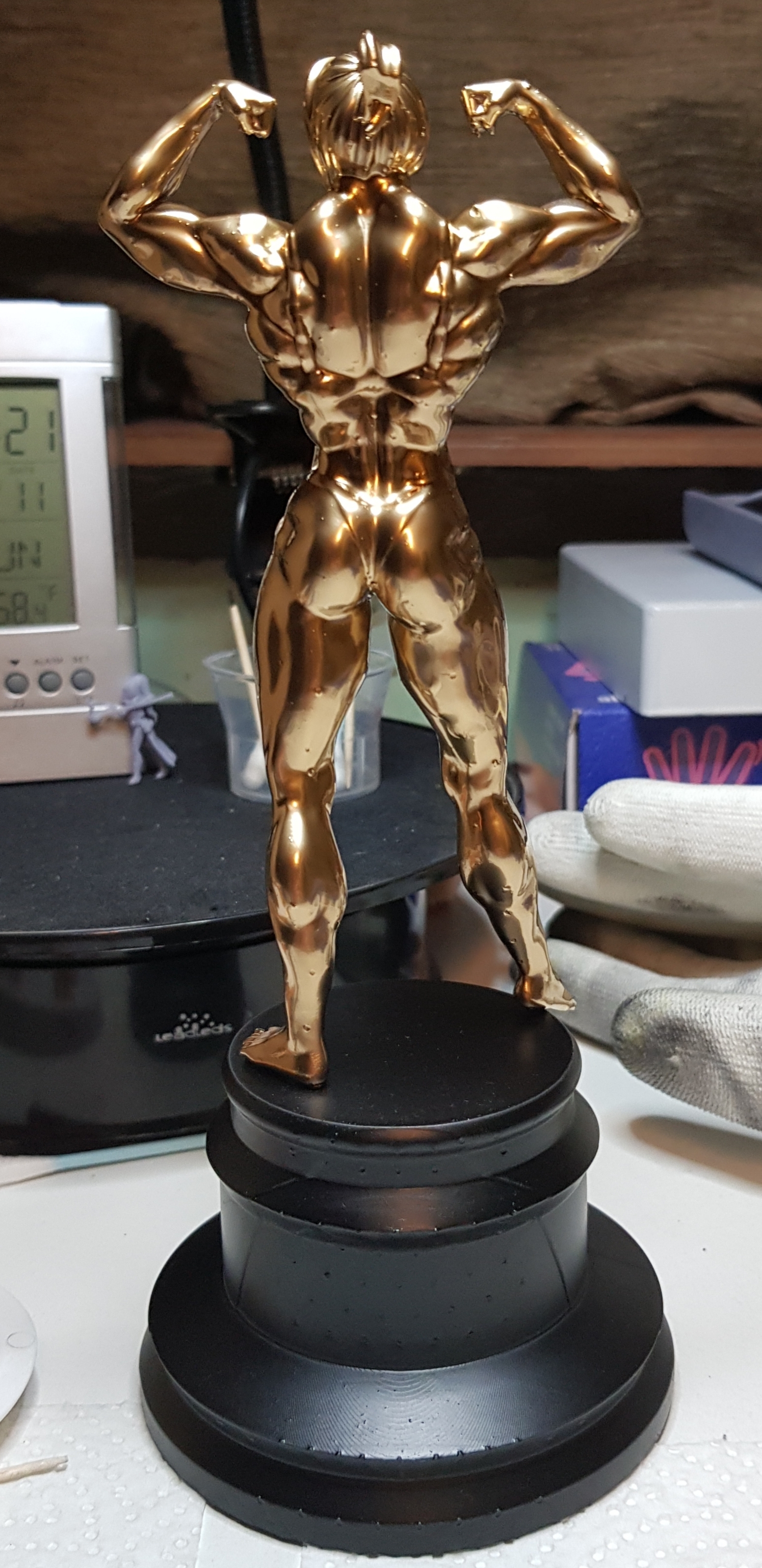 Fichier STL Female Bodybuilder Trophy V2・Objet pour imprimante 3D à ...