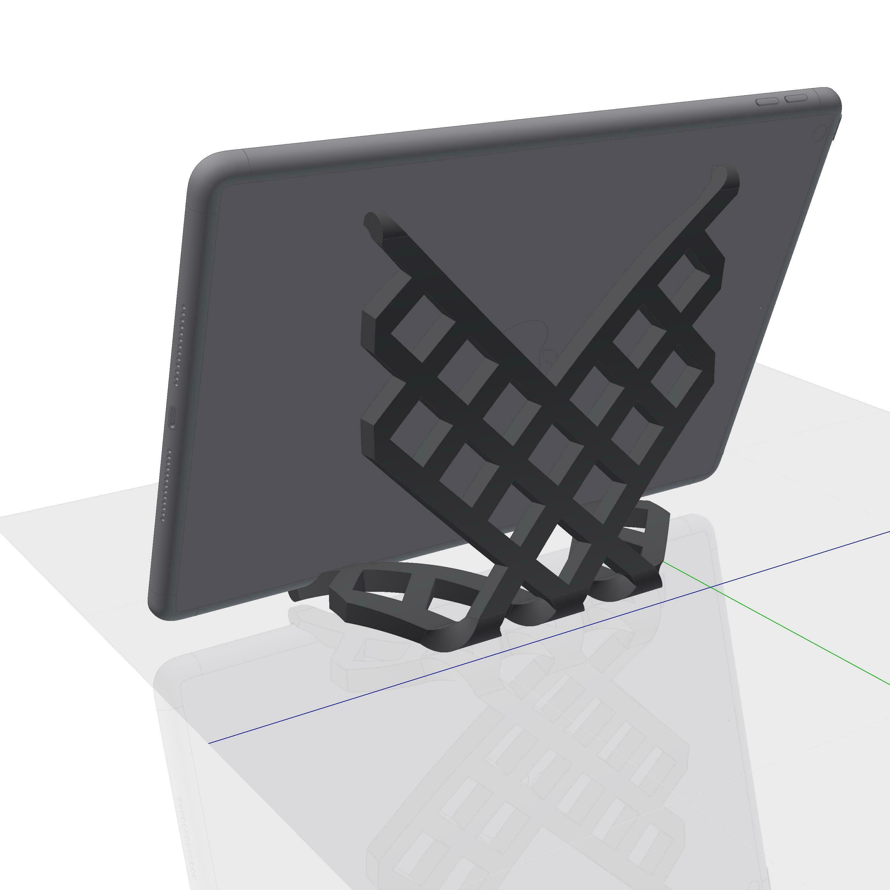 STL file Ipad butterfly stand・3D printer design to download・Cults