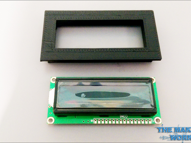 STL file Panel Mount 16x2 LCD Bezel・3D printer design to download・Cults