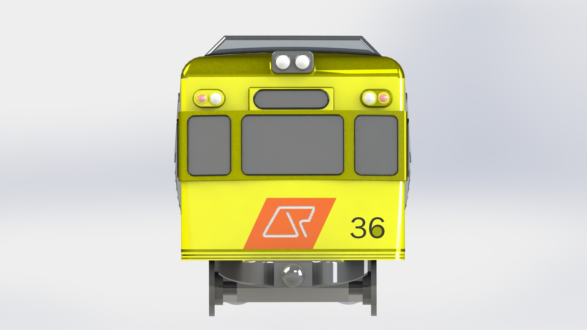 3D file EMU Train Model・3D print design to download・Cults