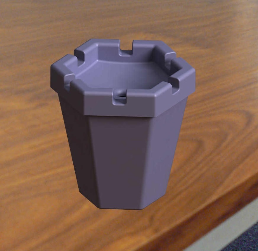 3D file 3D Printable Ashtray・3D printing template to download・Cults