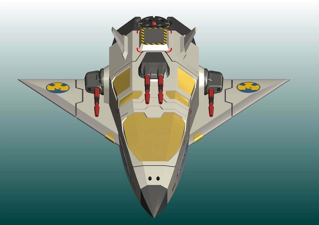 Download free STL file Starmax Bomber (STARCOM) • 3D printing object ...