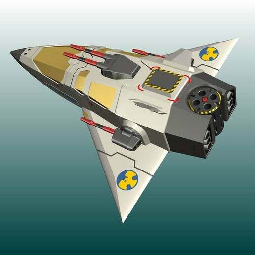 Download free STL file Starmax Bomber (STARCOM) • 3D printing object ...