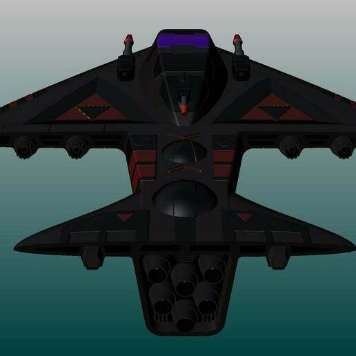 Download free STL file Shadowbat (STARCOM) • 3D print object ・ Cults