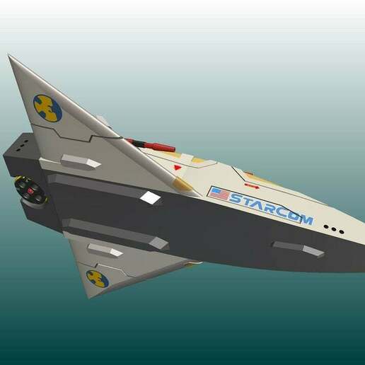 Download free STL file Starmax Bomber (STARCOM) • 3D printing object ...