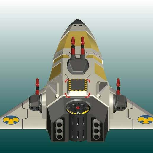 Download free STL file Starmax Bomber (STARCOM) • 3D printing object ...
