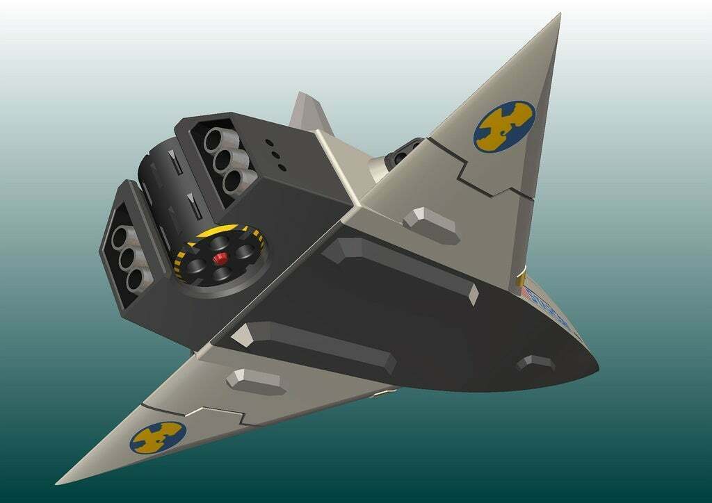 Download free STL file Starmax Bomber (STARCOM) • 3D printing object ...