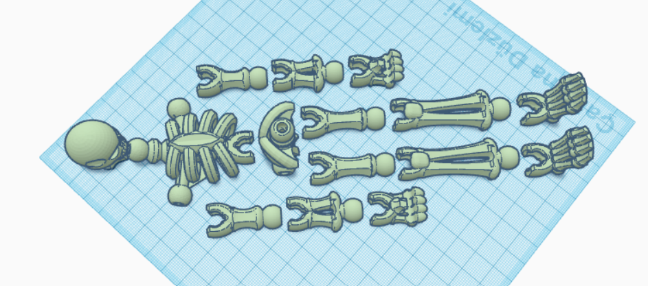 Free STL file Flexi Skeleton 💀・3D printing model to download・Cults