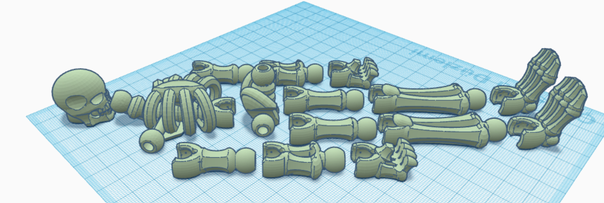 Free STL file Flexi Skeleton・3D printing model to download・Cults