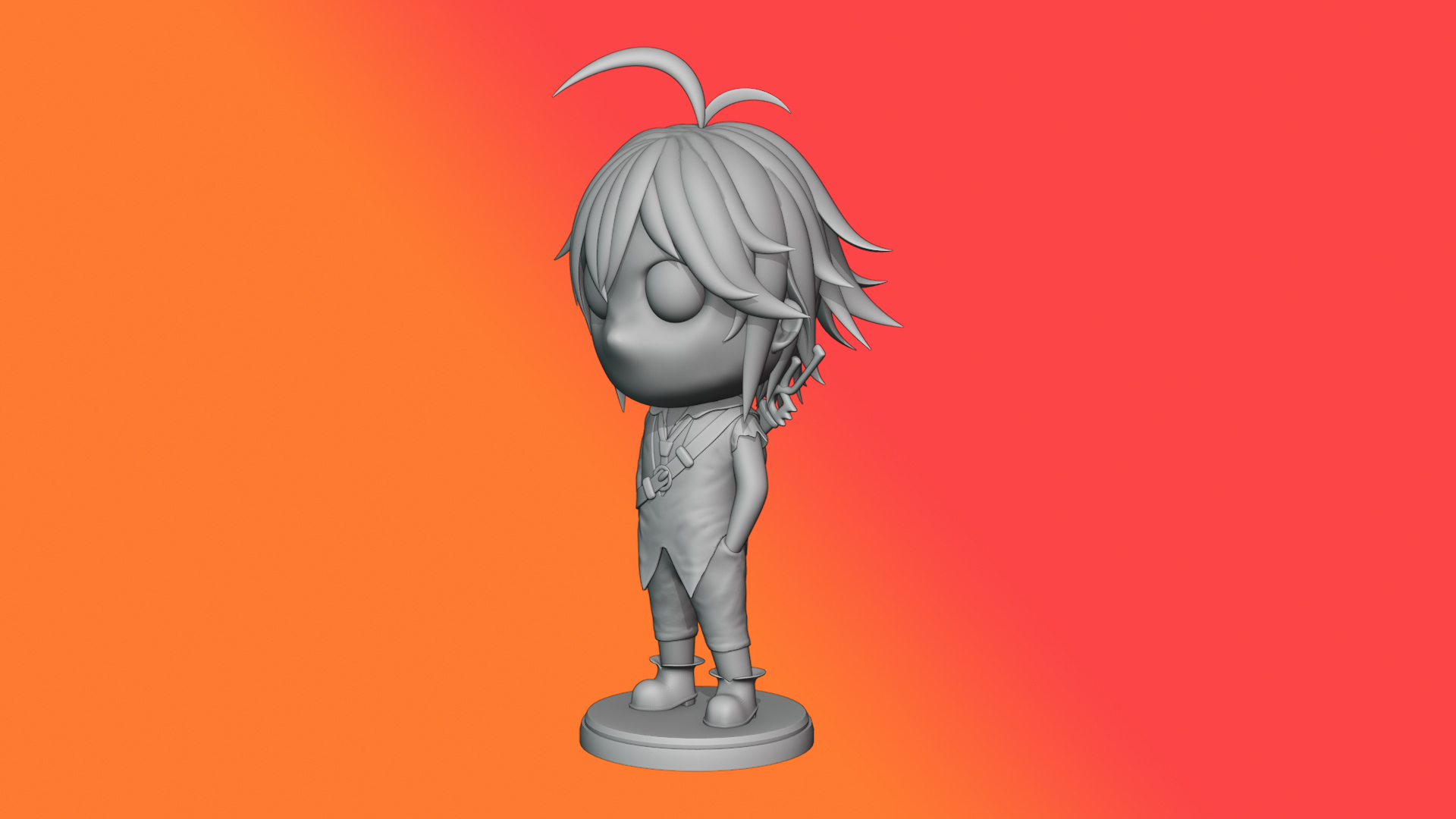 STL file Seven Deadly Sins - Meliodas・3D printer design to download・Cults