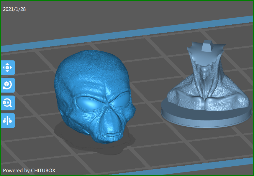 STL file Gray Alien Head Bust・Model to download and 3D print・Cults
