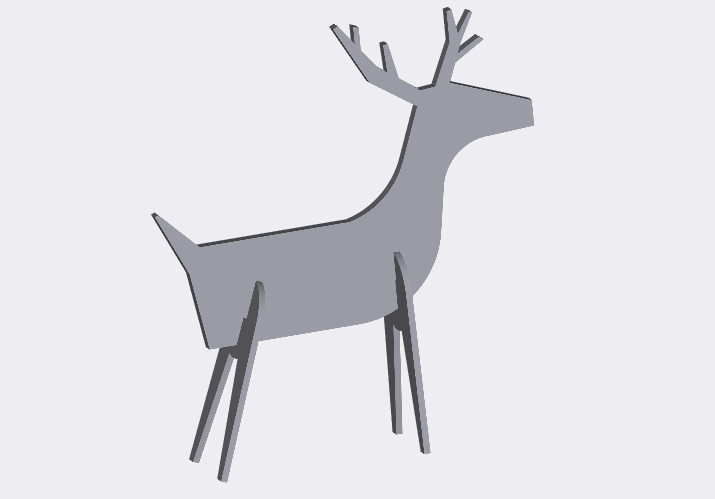 Free 3D file Christmas reindeer 🎄・3D print model to download・Cults