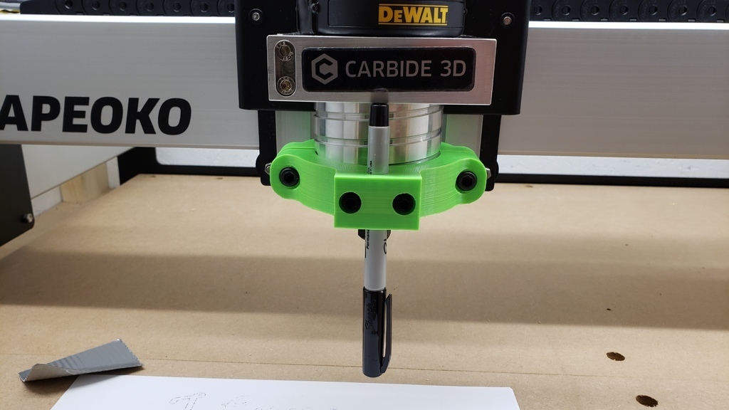 Free STL file Shapeoko 3 Dewalt marker holder・3D printable model to ...
