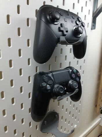 STL file Pegboard Controller Holder 🕹️・3D printable model to download・Cults