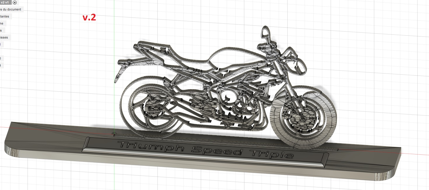 STL file Triumph Speed triple・3D print design to download・Cults