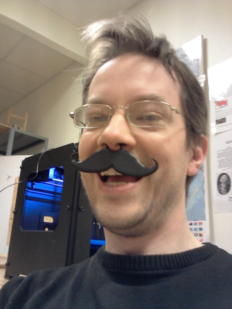 Free 3D file Moustache・3D printer design to download・Cults