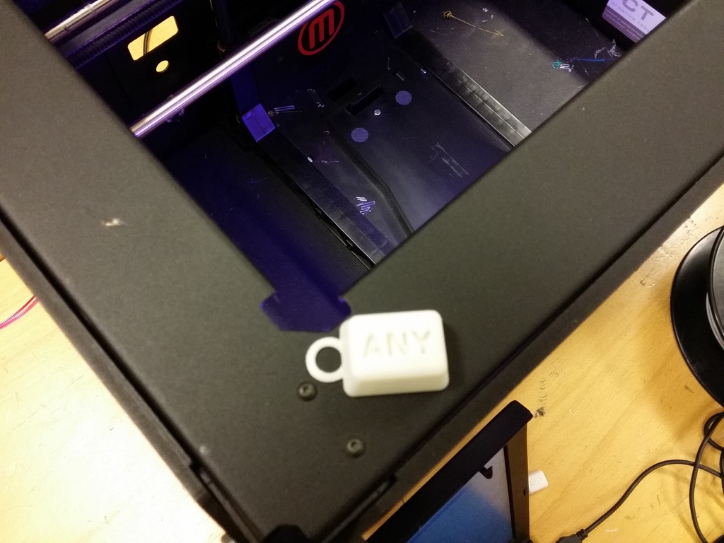 Free 3D file Any Key Keychain・3D printing idea to download・Cults