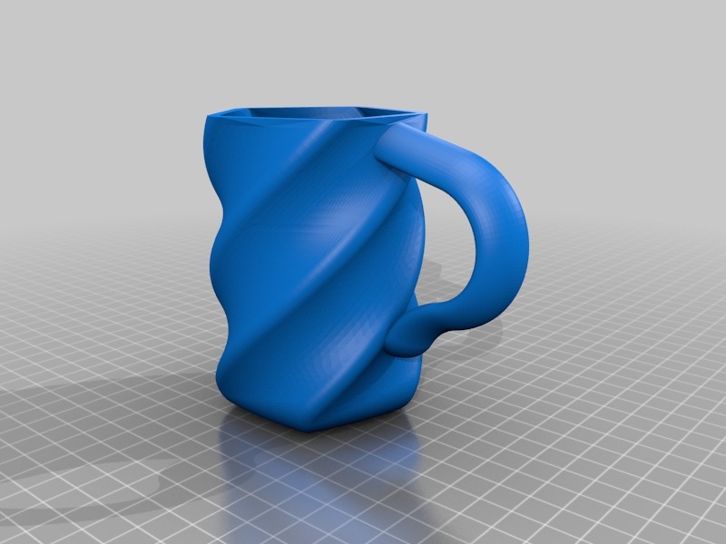 Free 3D file Twisted coffee mug・3D printing idea to download・Cults