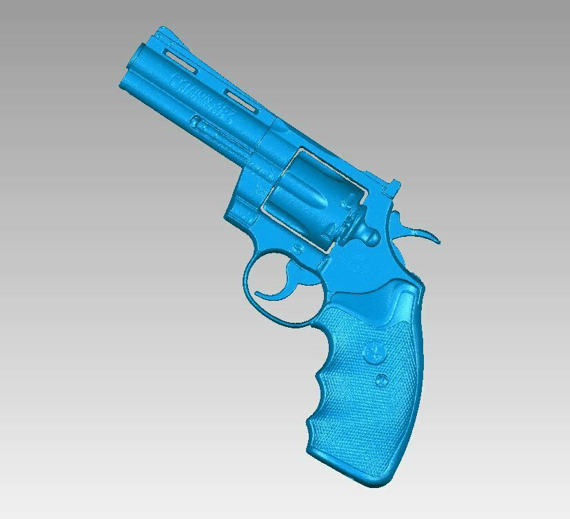 STL file Real Colt Phyton 357 Replica 3D Scan・Model to download and 3D ...