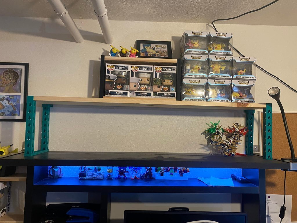 Free STL file Modular Shelf - stackable and hold up to 50 pounds ⬆️・3D ...