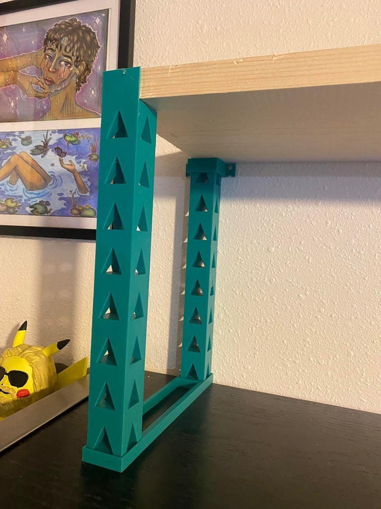 Free STL file Modular Shelf - stackable and hold up to 50 pounds ⬆️・3D ...