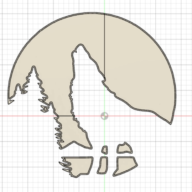 STL file Wolf LED Lamp・3D printable design to download・Cults