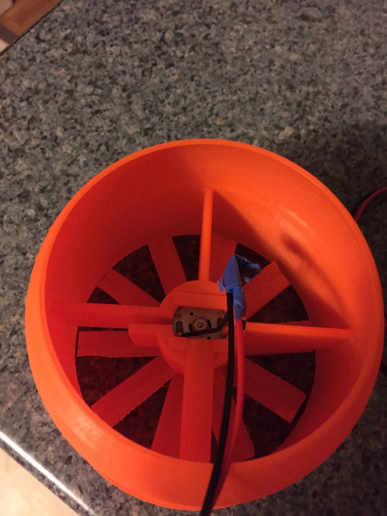 Free 3D file 120mm ELectric Ducted Fan・3D printing design to download・Cults