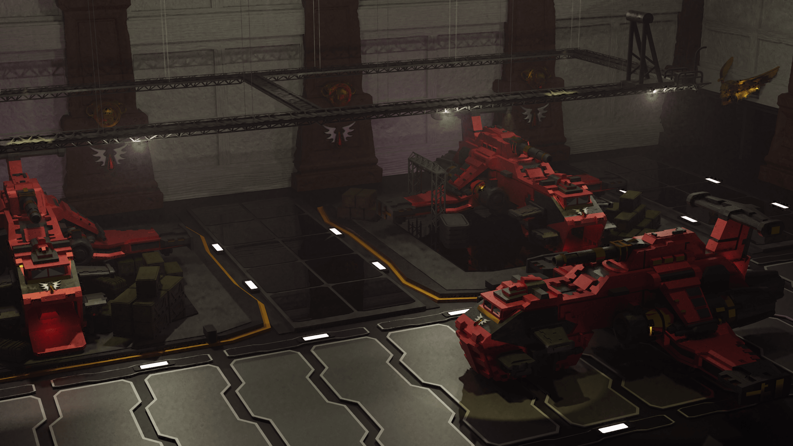 STL file Thunderhawk Hangar 🔨・3D print design to download・Cults