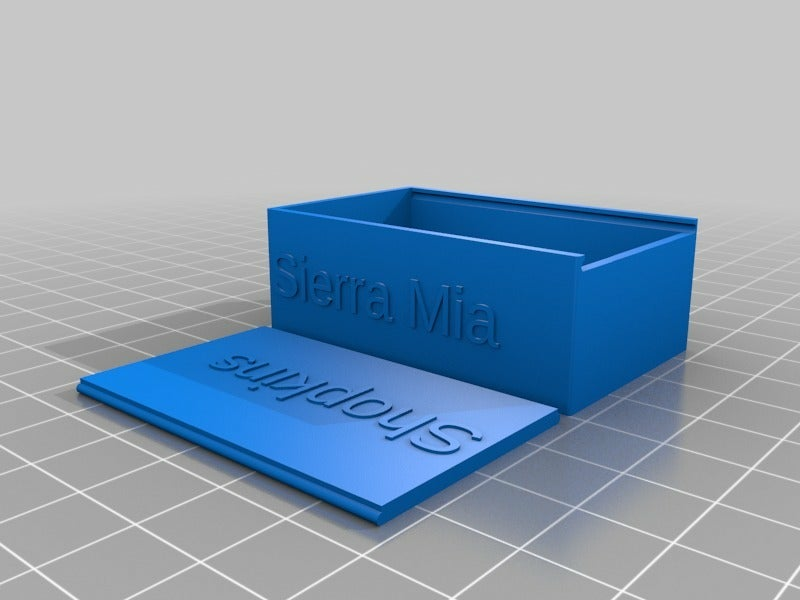 Free STL file My Tiny Box Slide Lid with Text・3D printable object to ...