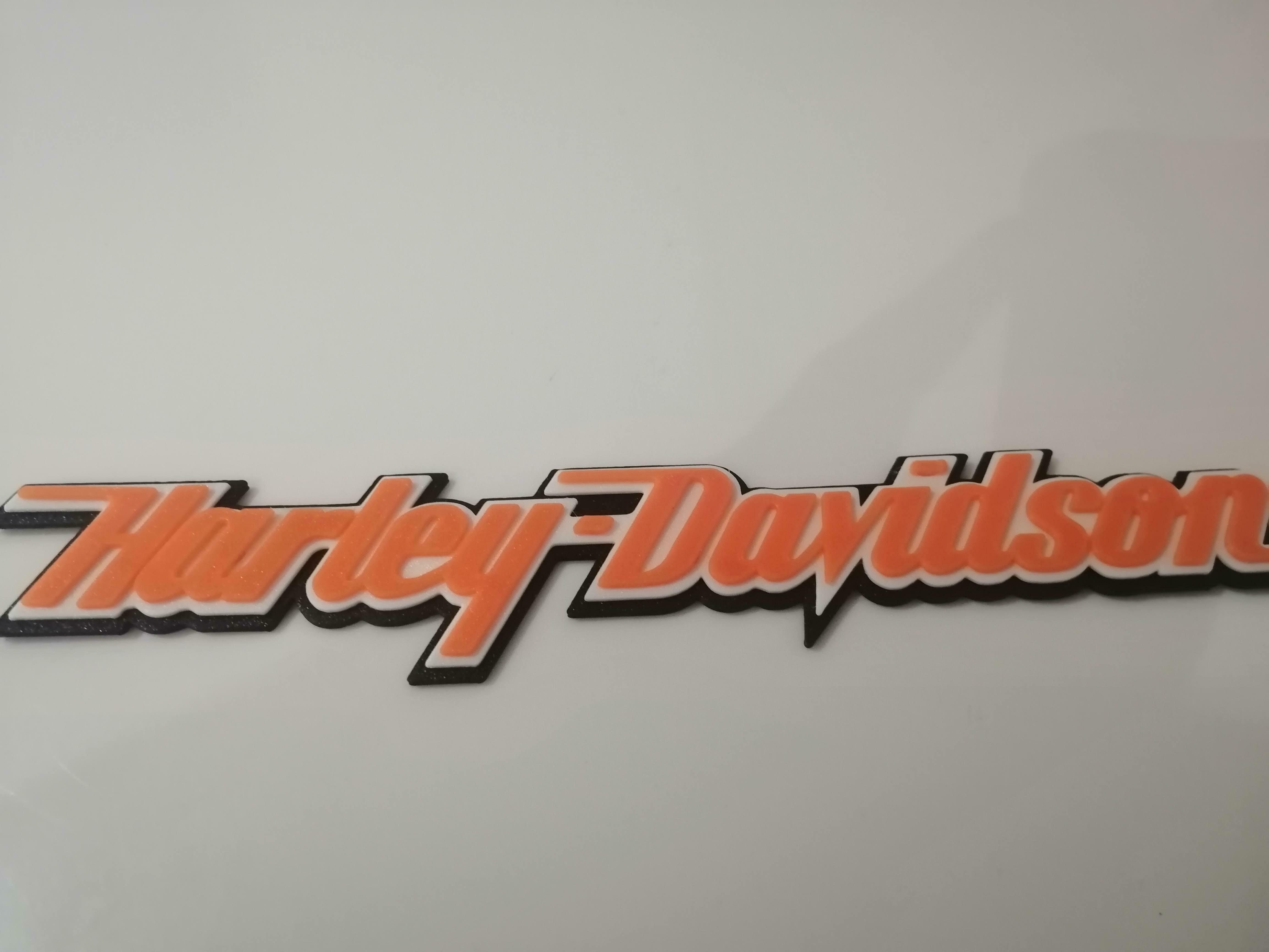 Archivo STL Harley-Davidson Logo 📱・Diseño de impresión en 3D para ...