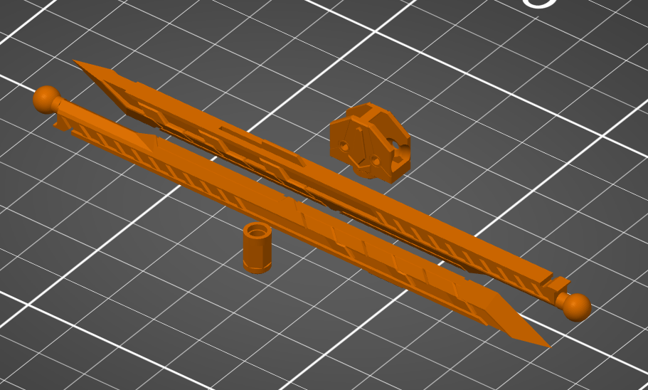 3D file Transformers Siege Springer Transformable Sword Rotor Upgrade ...